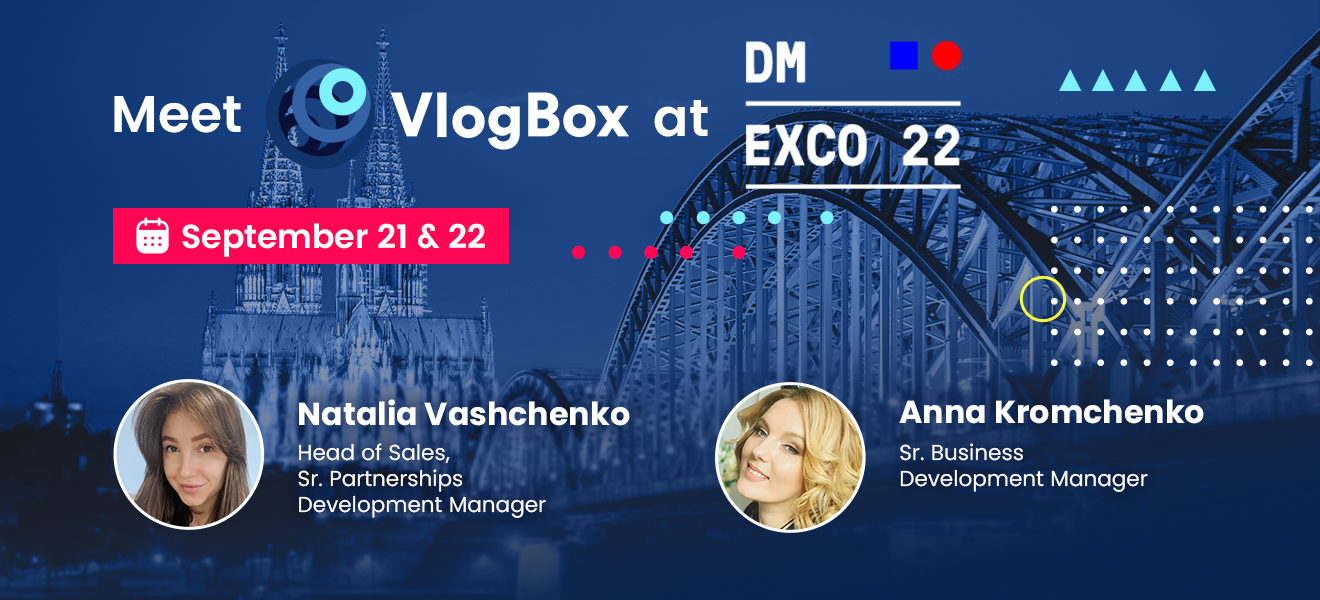Meet the VlogBox team at DMEXCO 2022 | VlogBox